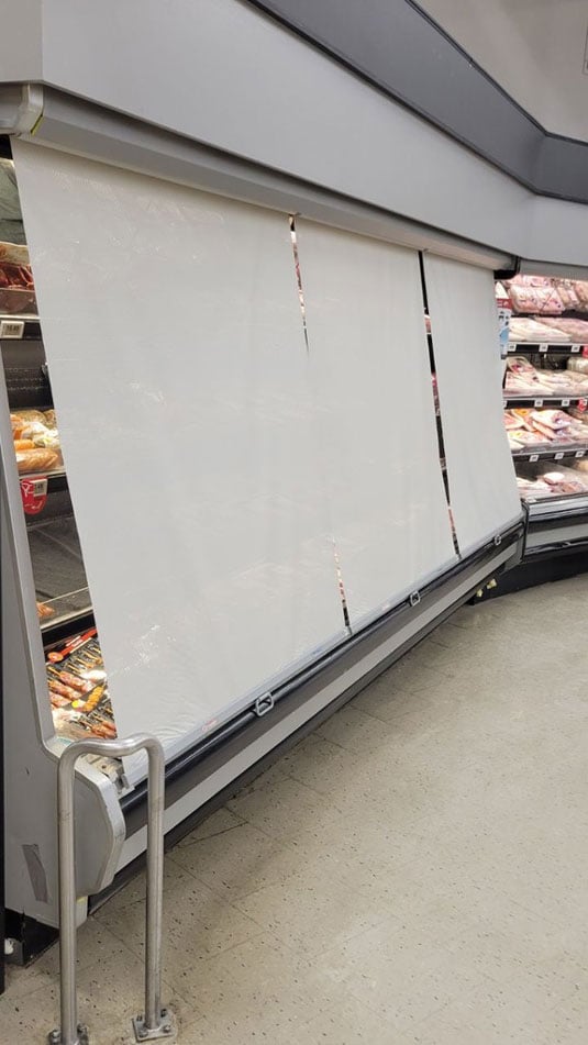 Commercial Refrigeration Night Curtains: ALT-REFAC, HRM, Cape Breton